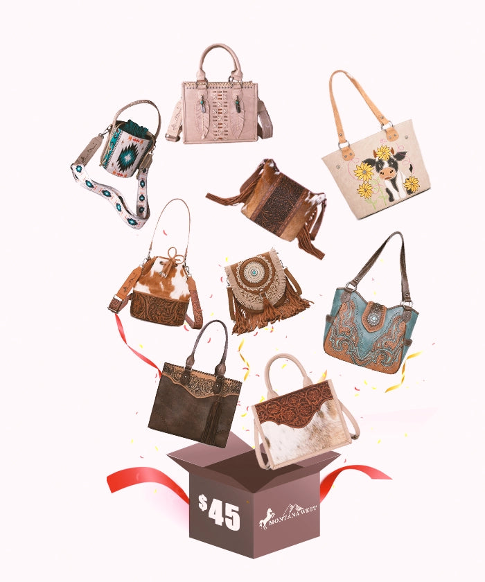 $45 Western Purse Mystery Box: Unbox Up to $90 Value – Montana West World