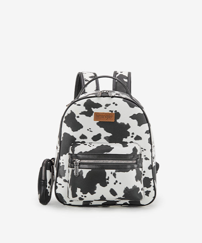 Wrangler Cow Print Backpack - Montana West – Montana West World