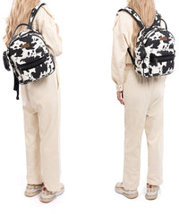 Wrangler Cow Print Backpack - Montana West – Montana West World